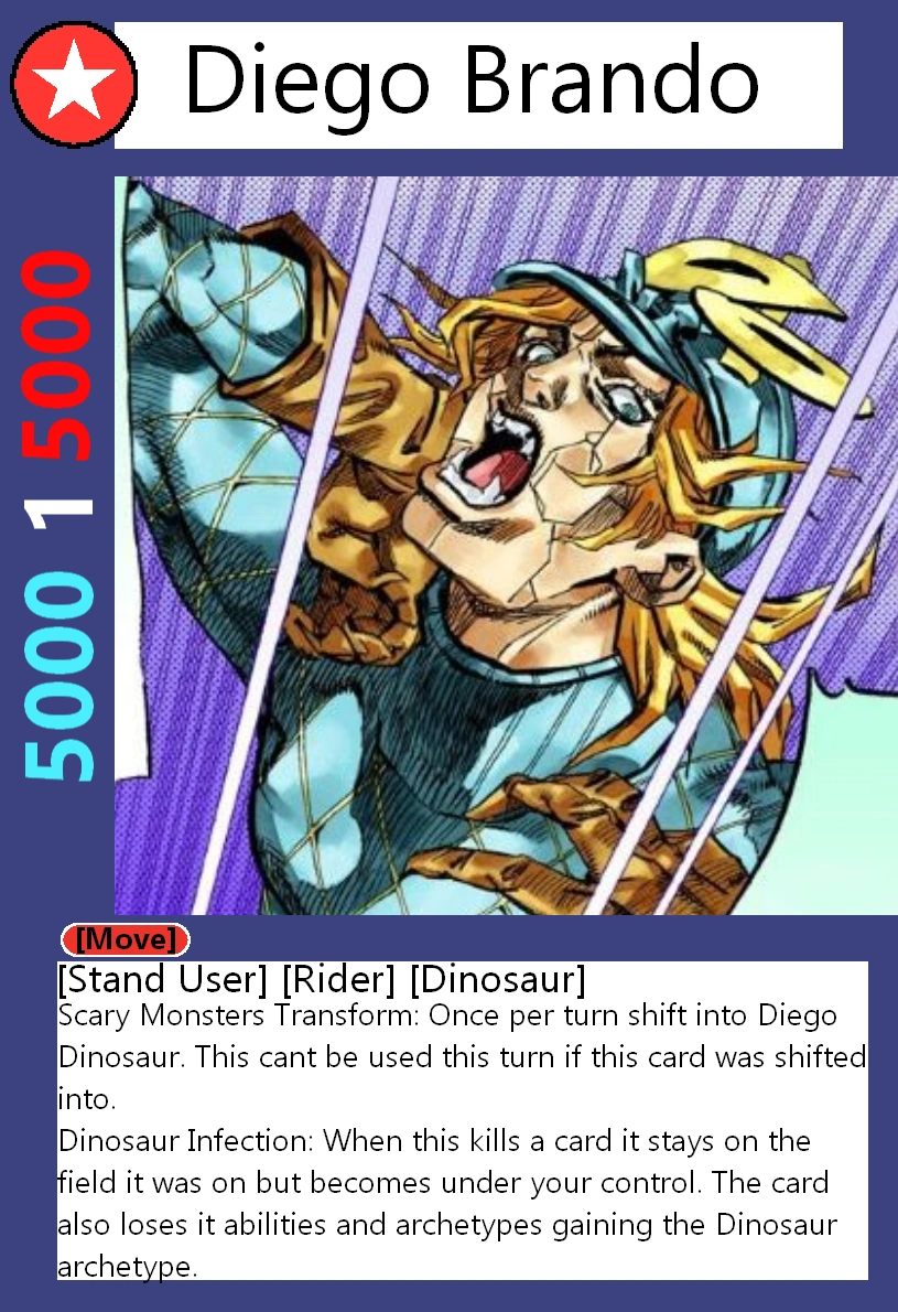Diego Brando | Anime Showdown 2 Wiki | Fandom