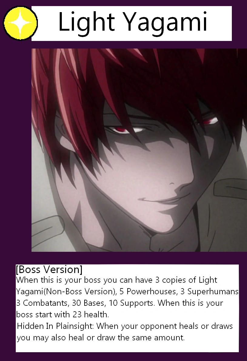 Light Yagami | Anime Showdown 2 Wiki | Fandom