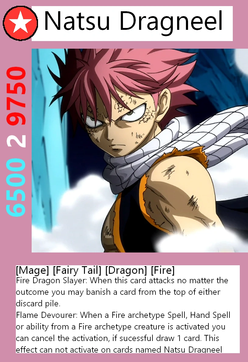 Natsu Dragneel | Anime Showdown 2 Wiki | Fandom