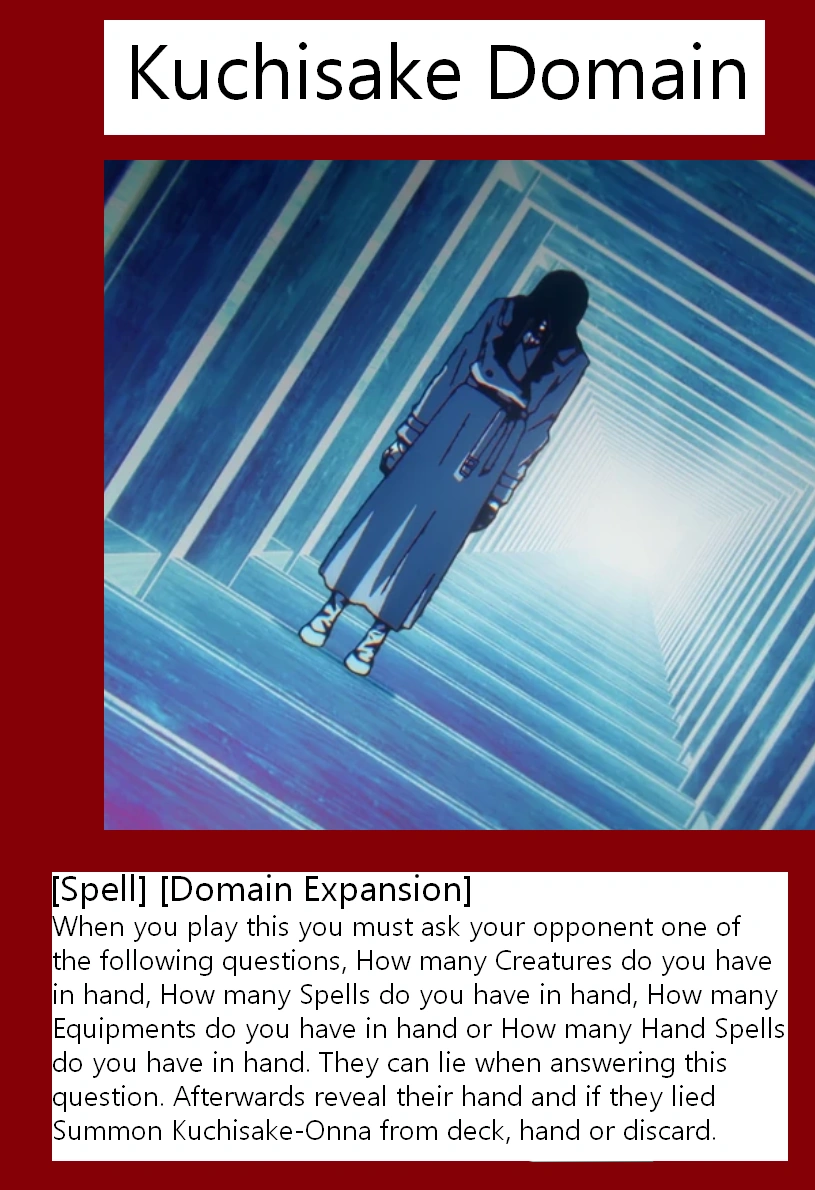 Kuchisake Domain | Anime Showdown 2 Wiki | Fandom