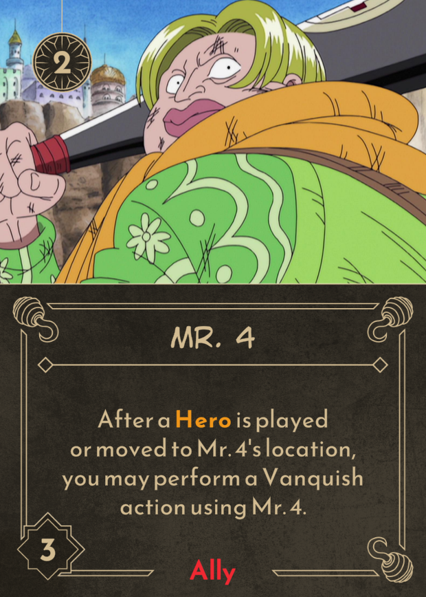 Mr. 4 | Anime Villainous Wiki | Fandom