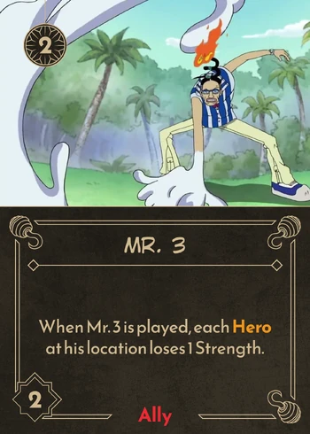 Mr. 3 | Anime Villainous Wiki | Fandom
