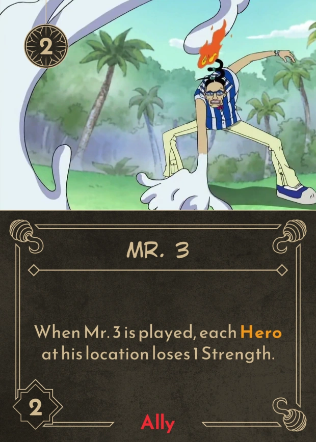 Mr. 3 | Anime Villainous Wiki | Fandom