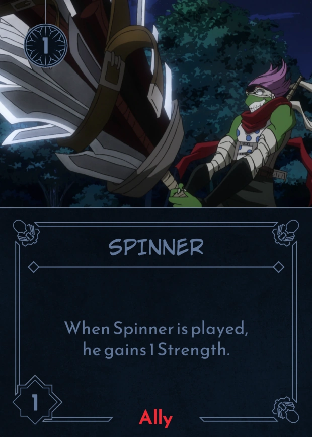 Spinner | Anime Villainous Wiki | Fandom