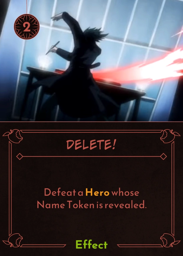 Delete! | Anime Villainous Wiki | Fandom