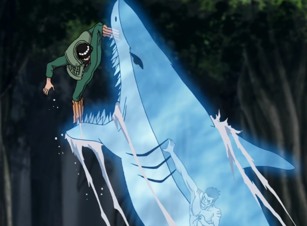 Water Release: Water Shark Bullet Technique | Anime And Manga Universe ...