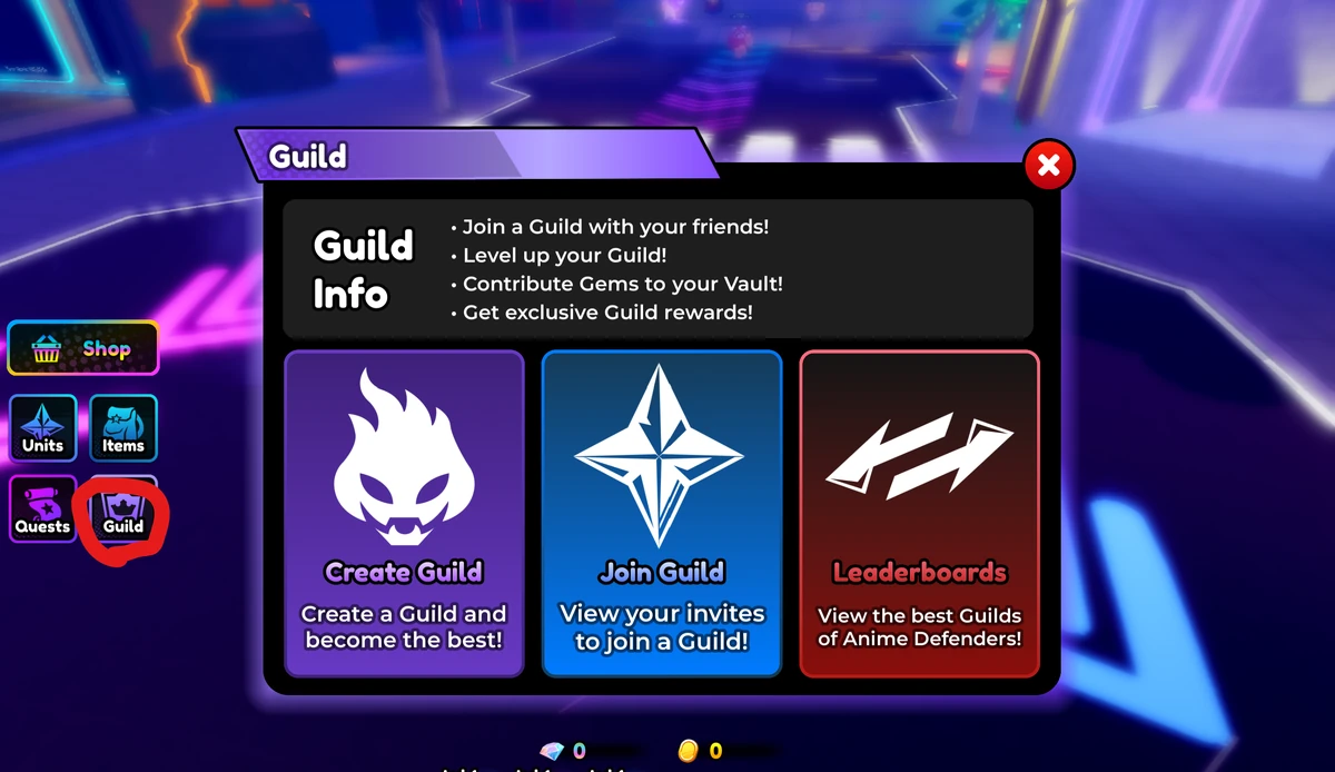 Guilds | Anime Defenders Wiki | Fandom