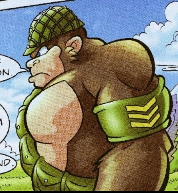 Sergeant Simian | Animated Muscle Scene Wiki | Fandom