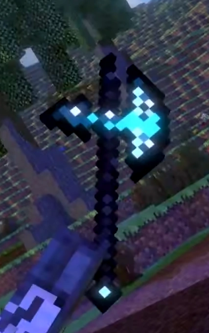 Diamond Battle Axe Minecraft