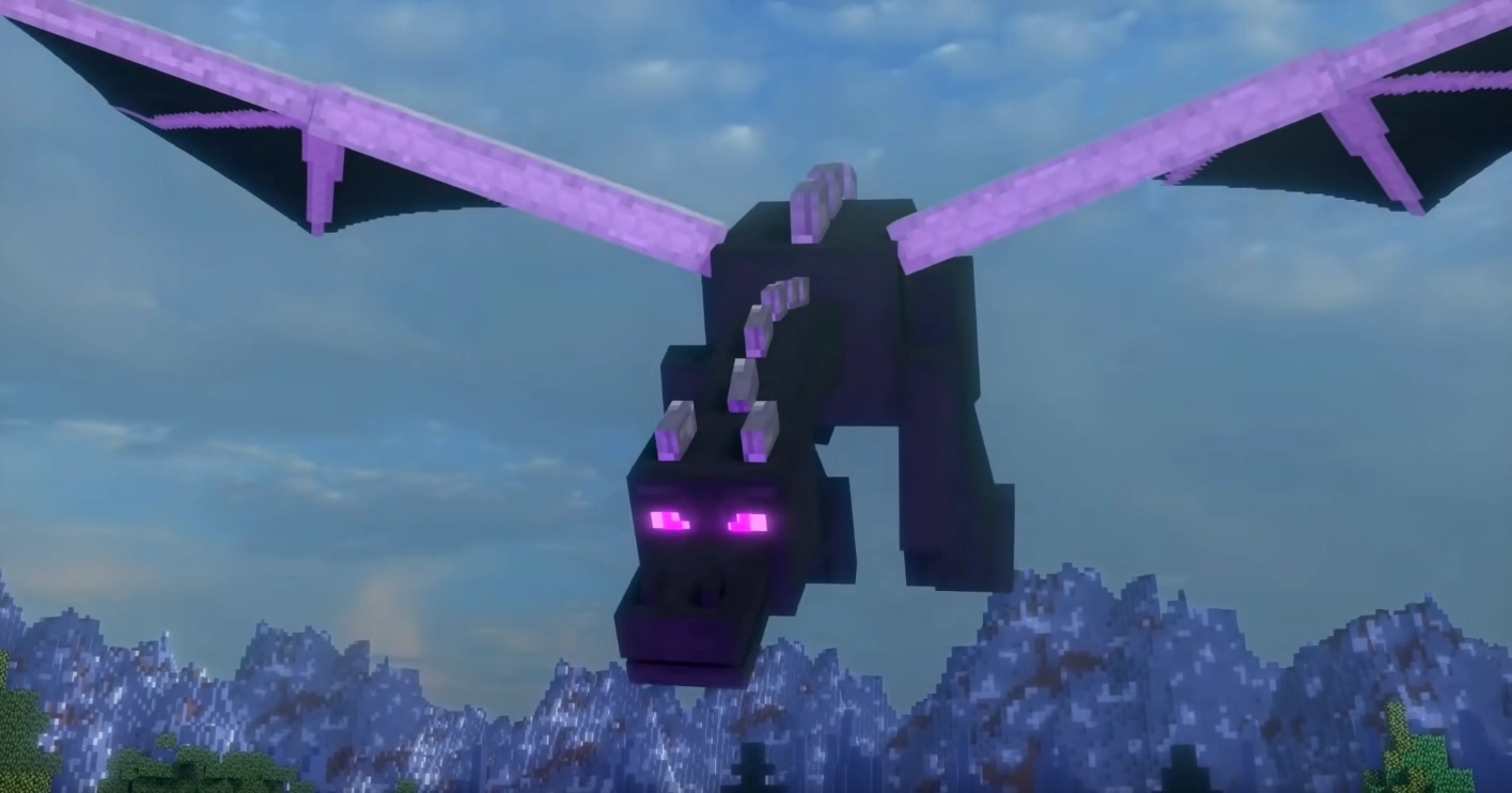Minecraft Herobrine Dragon
