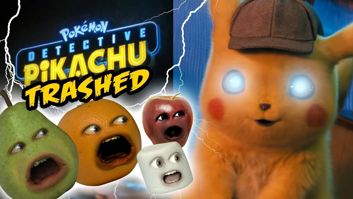 Annoying Orange: Detective Pikachu Trailer TRASHED!! | Annoying Orange ...