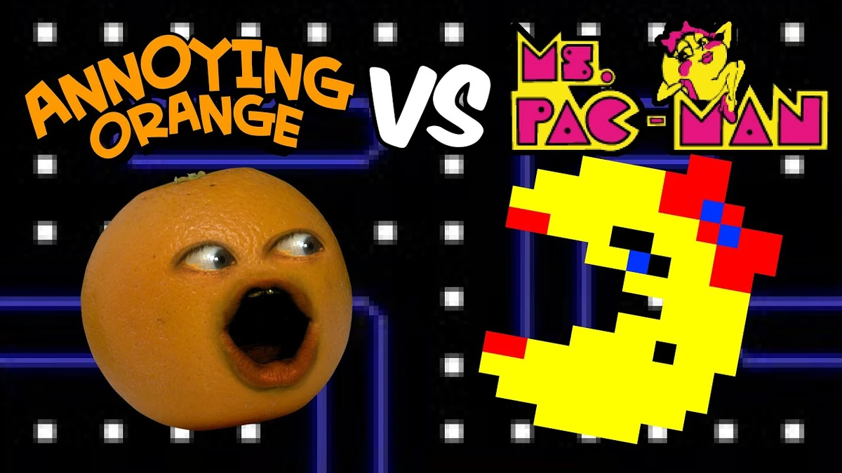 Annoying Orange vs Ms. Pac-Man | Annoying Orange Wiki | Fandom