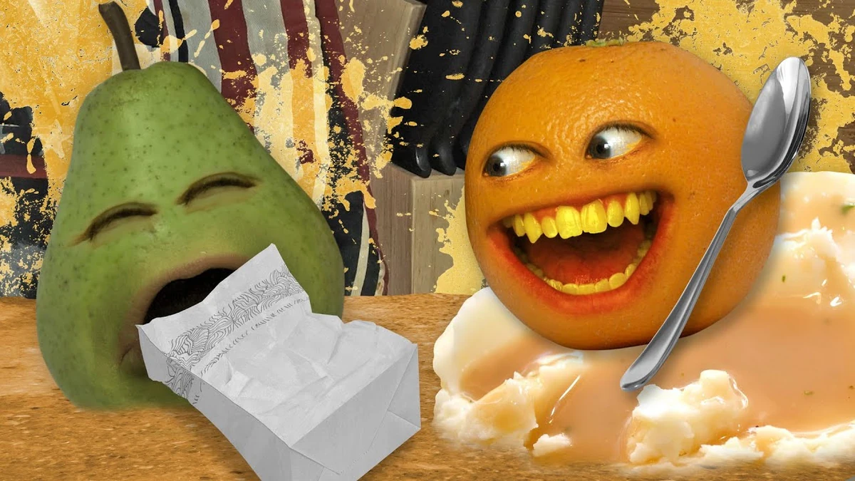 Annoying Orange: Gravy Barf! | Annoying Orange Wiki | Fandom