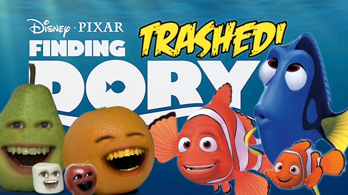 Annoying Orange: FINDING DORY TRAILER Trashed!! | Annoying Orange Wiki ...