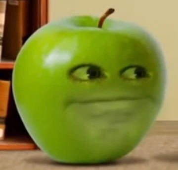 Annoying Orange Green Apple