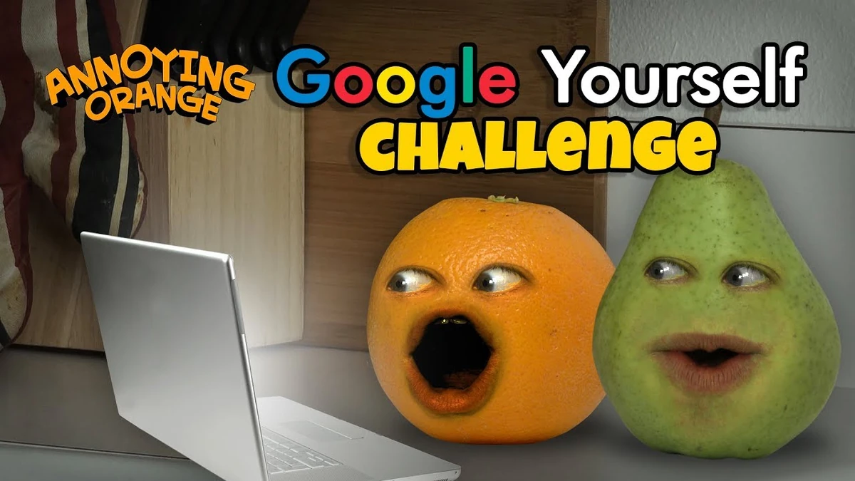 Annoying Orange: Google Yourself Challenge! | Annoying Orange Wiki | Fandom