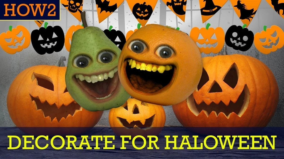 Annoying Orange: HOW2: How to Decorate for Halloween | Annoying Orange ...