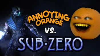 Annoying Orange vs Sub Zero (Mortal Kombat) | Annoying Orange Wiki | Fandom
