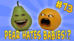 Annoying Orange: Ask Orange 13: Pear Hates Babies!? | Annoying Orange ...