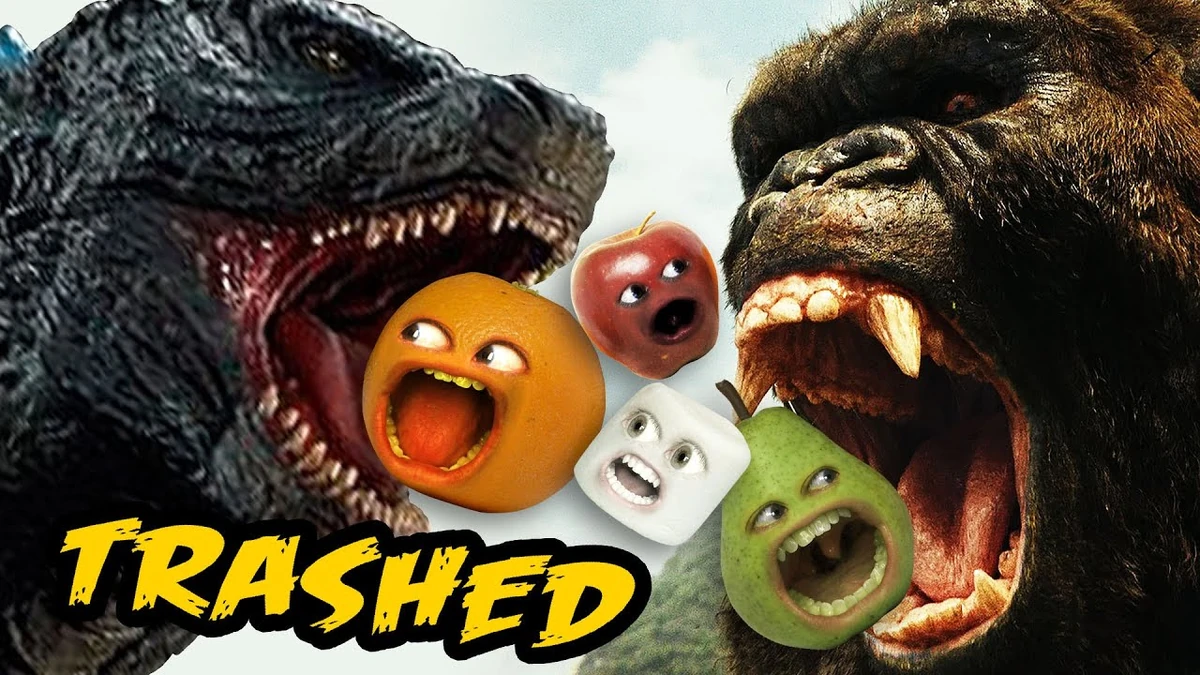 Annoying Orange: Godzilla vs Kong: Trailer Trashed! | Annoying Orange ...