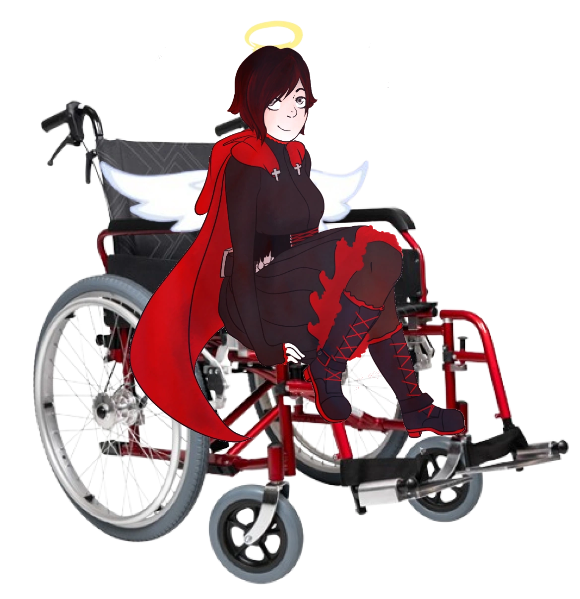 Angel Ruby Rose (Wheelchair) | Annoying Orange Fanon Wiki | Fandom
