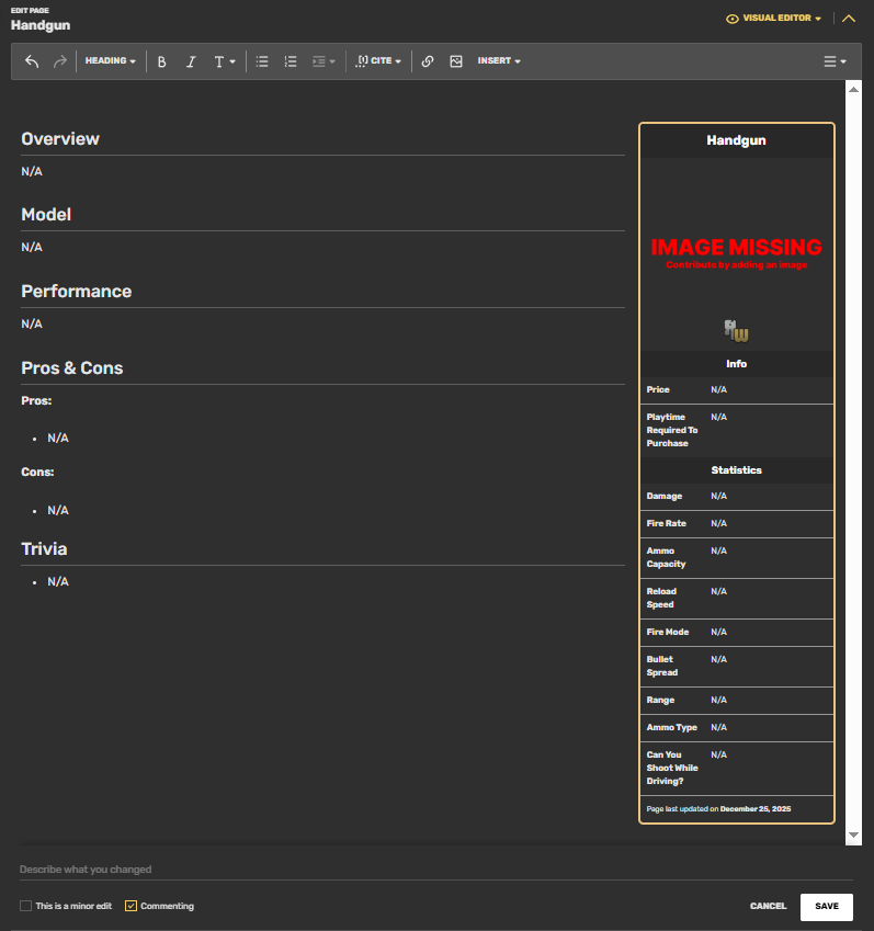 Anomic Wiki:Manual Of Style/Weapons | Anomic Wiki | Fandom