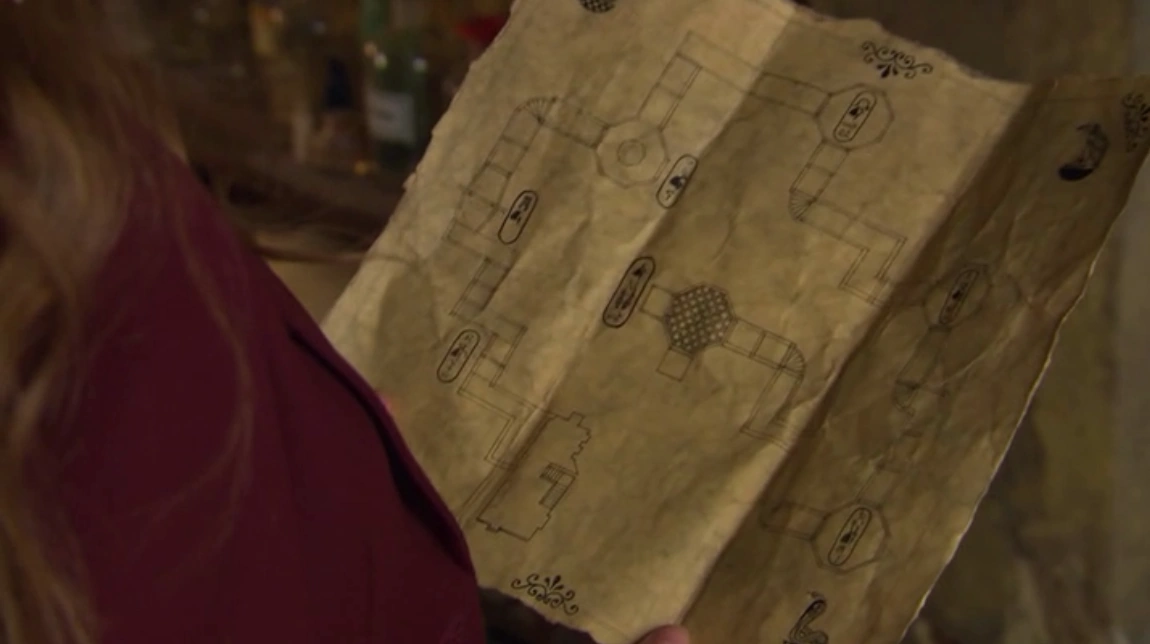 Tunnel Map | Another House Of Anubis Wiki | Fandom