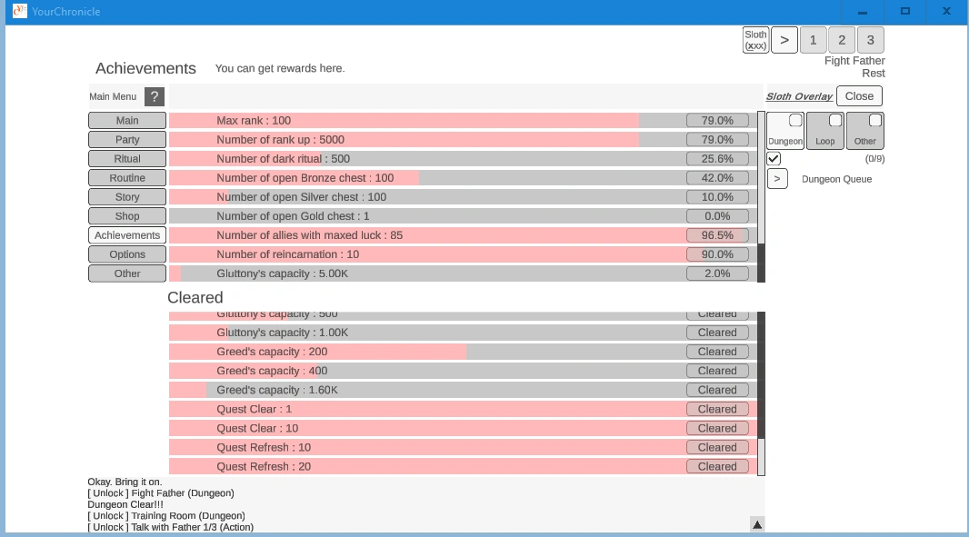 Achievements | Another Chronicle Wiki | Fandom