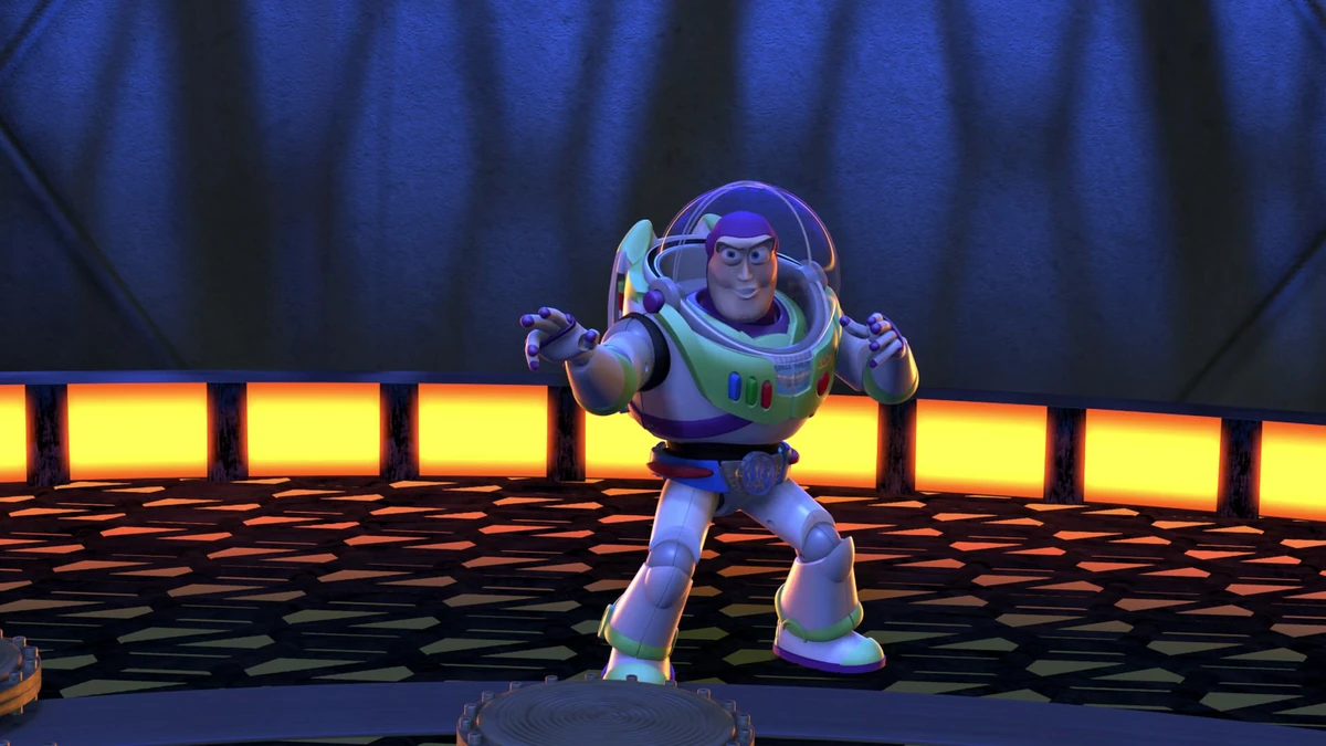 Captain Buzz Lightyear via His Utility-Belt Self via His Toy-Appearance ...