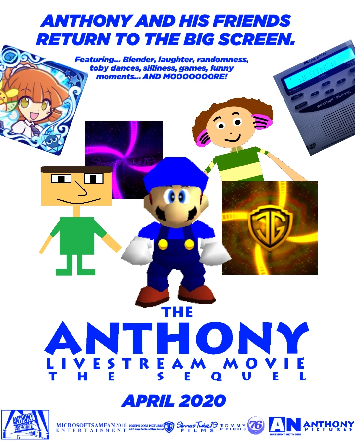 The Anthony Livestream Movie: The Sequel | Anthonynextgen Wiki | Fandom
