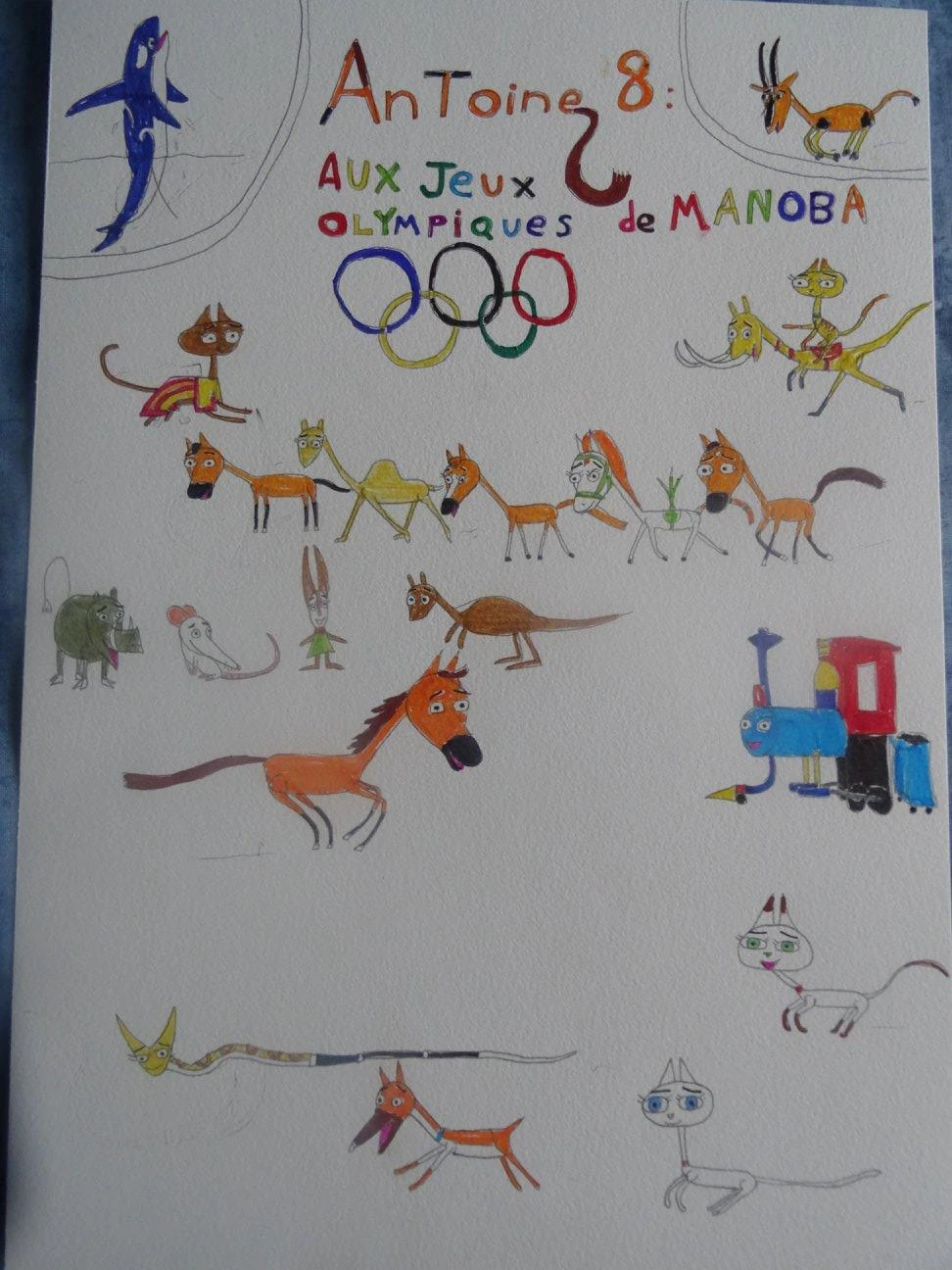 Antoine 8: aux jeux olympiques de Manoba | Wiki Antoine le Cheval | Fandom