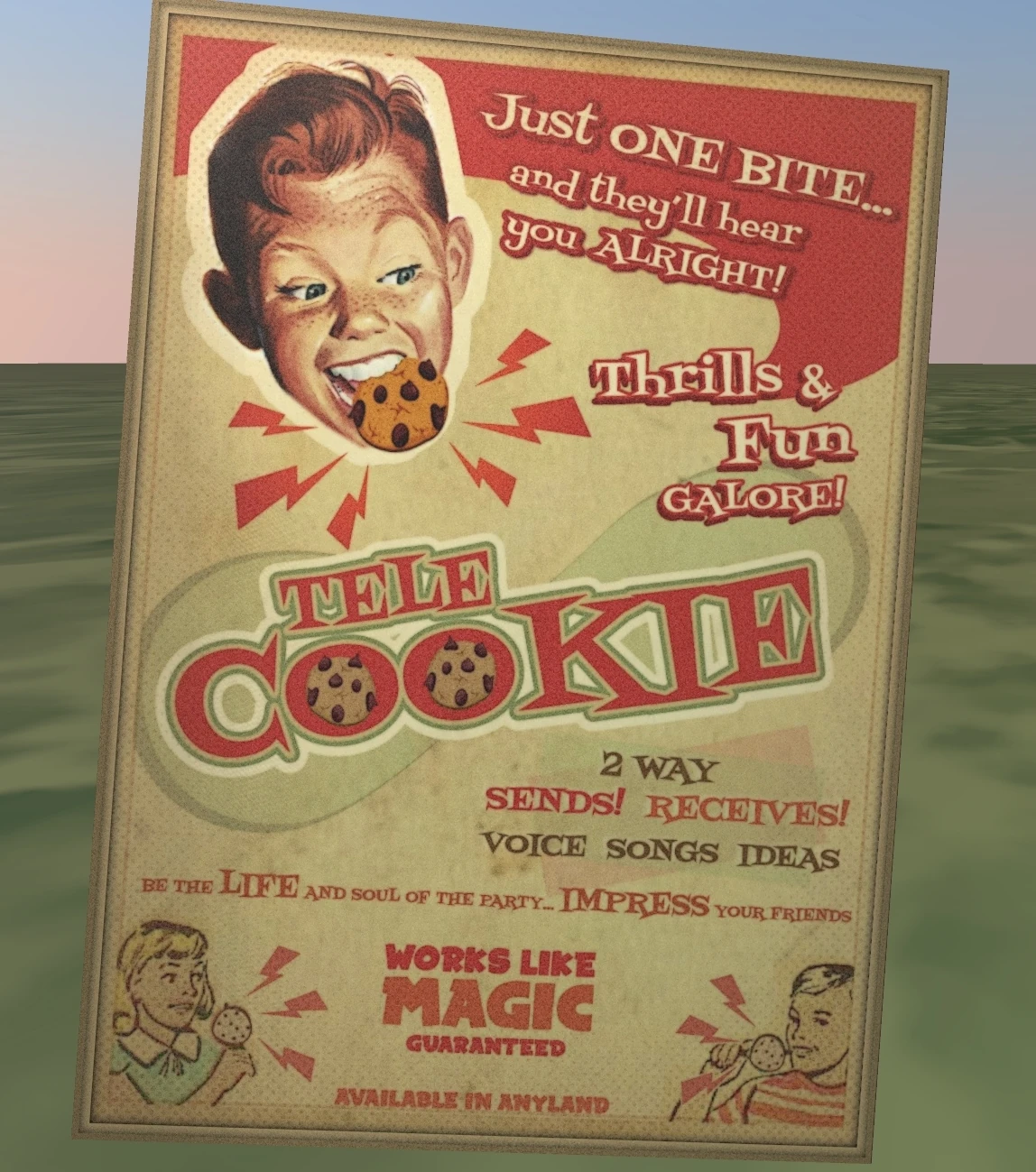 Tele-Cookie Advert | AnylandVR Wiki | Fandom