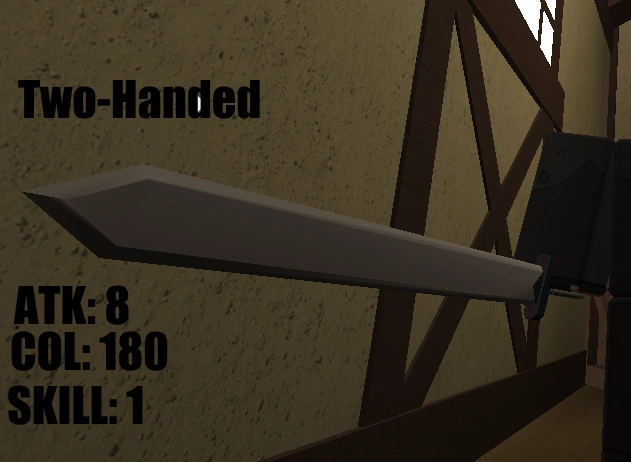 Beginner Two-Handed Sword | AO Roblox Wikia | Fandom