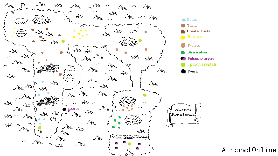 Game Map | Aincrad Online Wiki | Fandom