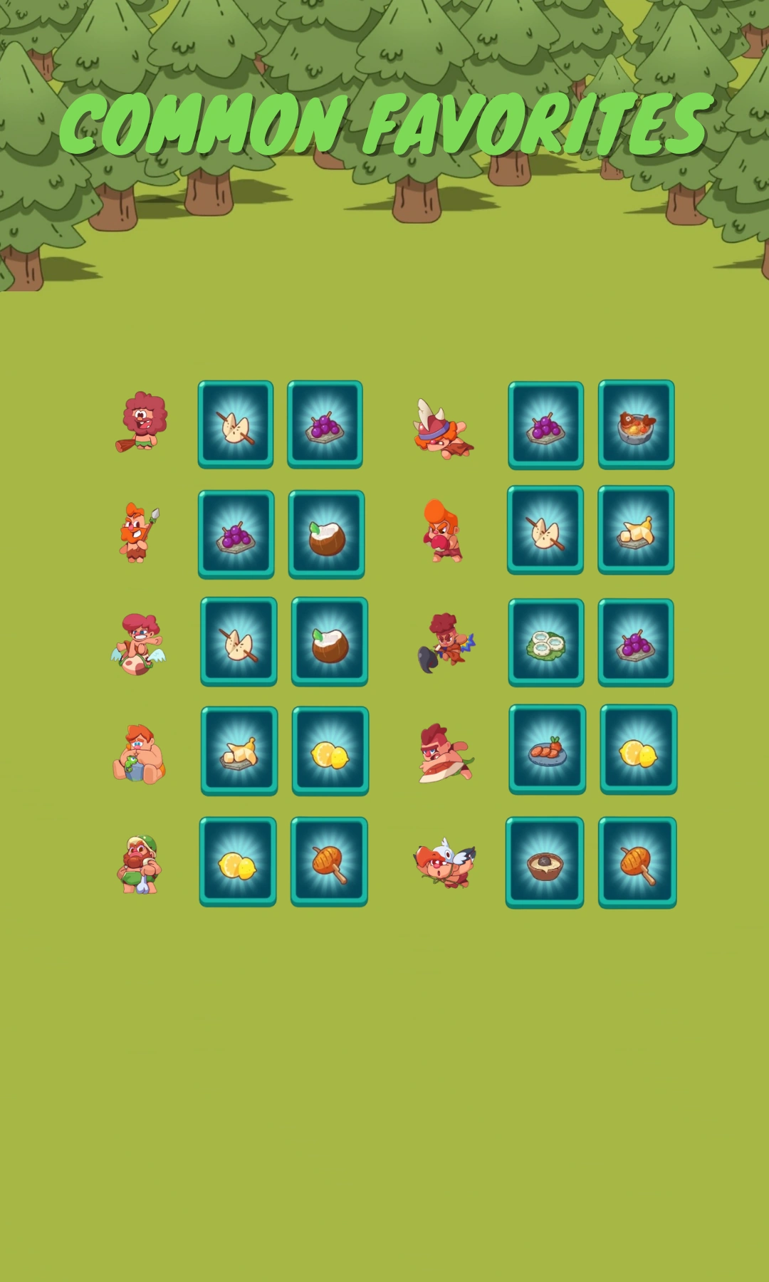 Favorite foods | Age of Caves : Idle Primitive Wiki | Fandom