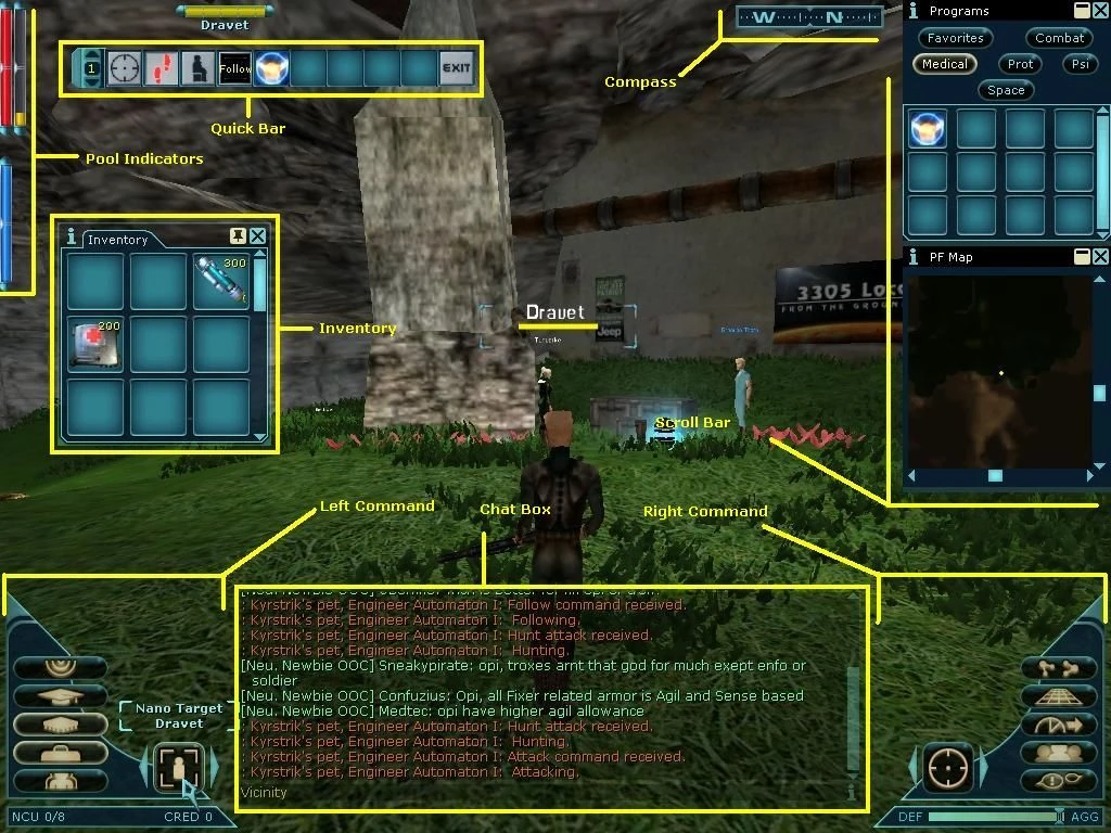 User interface | Anarchy Online Knowledge Base | Fandom