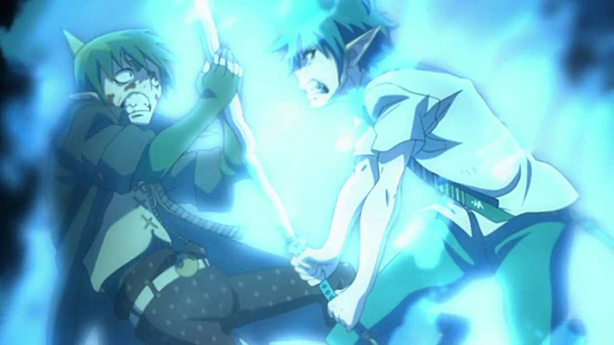 Rin Okumura vs. Amaimon (Revancha) | Blue Exorcist Wiki | Fandom