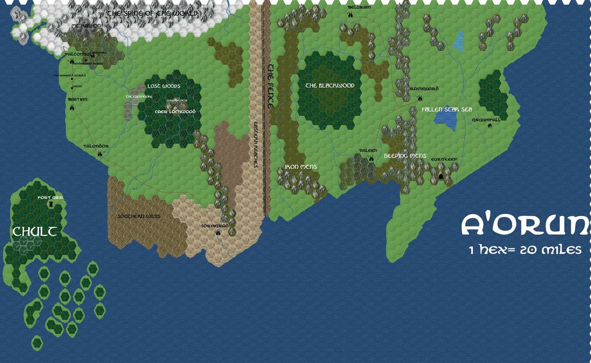 Map of A'orun | A'orun Wiki | Fandom