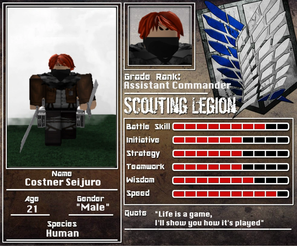 Costner Seijuro | Attack on titan Project Wiki | Fandom
