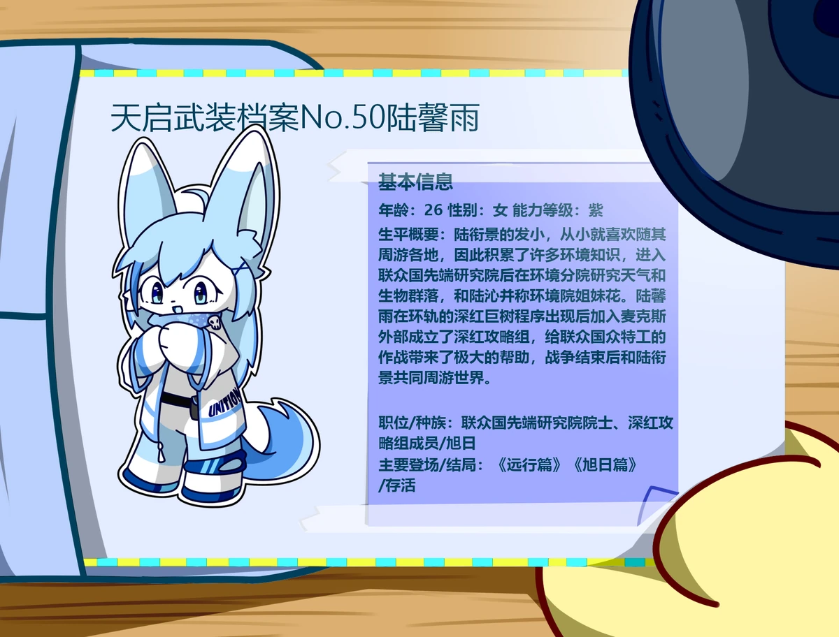 陆馨雨 | Apocalypse arms Wiki | Fandom