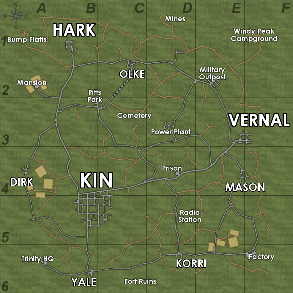 Map | The Apocalypse Rising Wiki | Fandom
