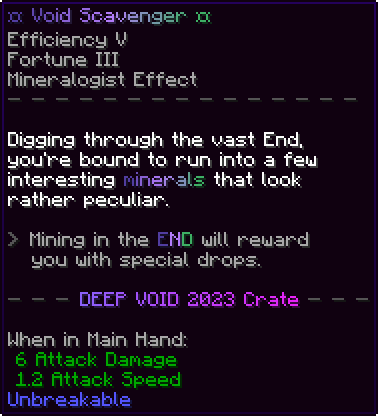 Void Scavenger | Applecraft Rarities Wiki | Fandom