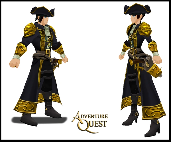 Alpha Pirate Armor (Gold Trim) | AQ3D Wiki | Fandom