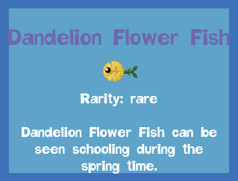 Dandelion Flower Fish | Aqua Pets Wiki | Fandom