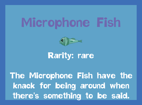 Microphone Fish | Aqua Pets Wiki | Fandom