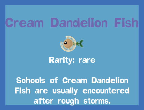 Cream Dandelion Fish | Aqua Pets Wiki | Fandom