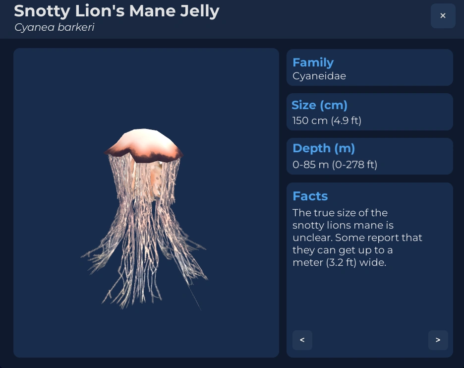 Snotty Lions Mane | Aquatica Observatory Wiki | Fandom