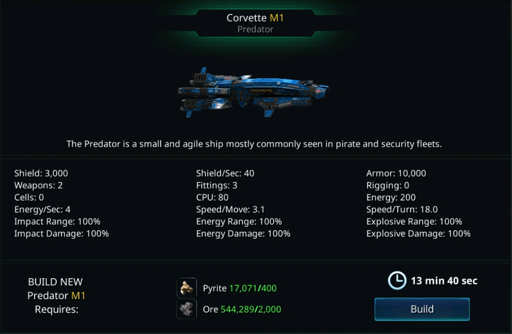 Corvettes | Aquila: First Contact Wiki | Fandom
