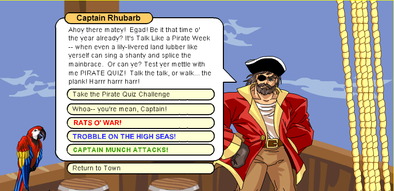 Talk Like a Pirate Day | AdventureQuest Wiki | Fandom