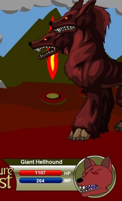 Giant Hellhound | AdventureQuest Wiki | Fandom